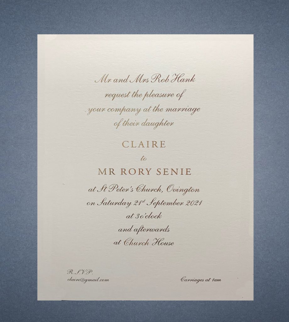 Stiff Invitation - Pollyanna Harmsworth