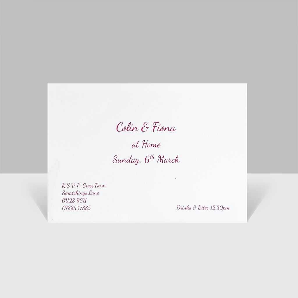 at Home Invitation - Pollyanna Harmsworth